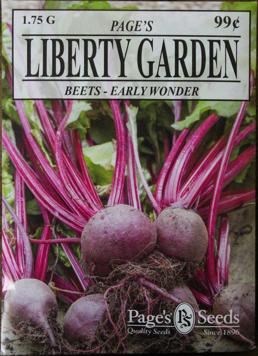 Beets - Early Wonder - Packet of Seeds (1.75 g.) – Green Thumb Nursery