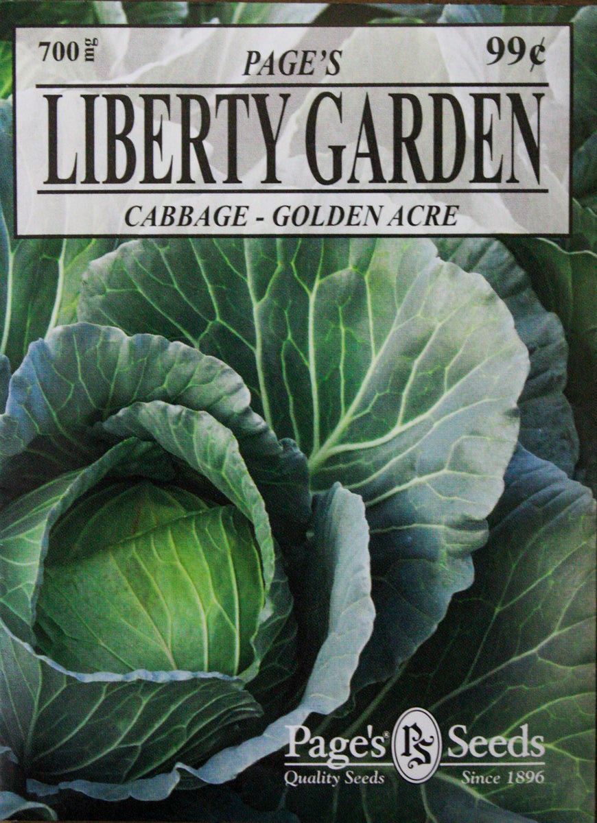 Cabbage - Golden Acre - Packet of Seeds – Green Thumb Nursery
